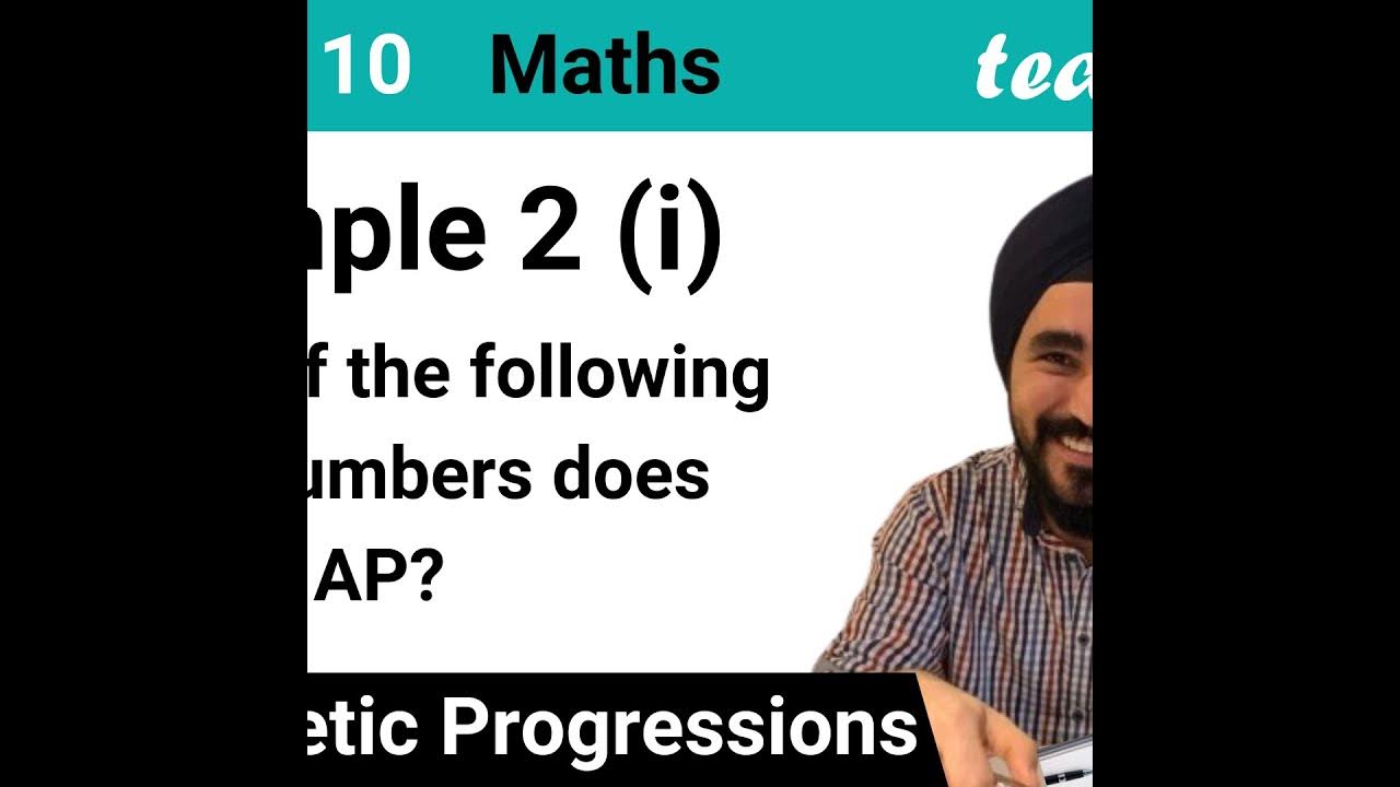 Example 2 - Which forms an AP? (i) 4, 10, 16, 22, ... - Examples - Teachoo - YouTube