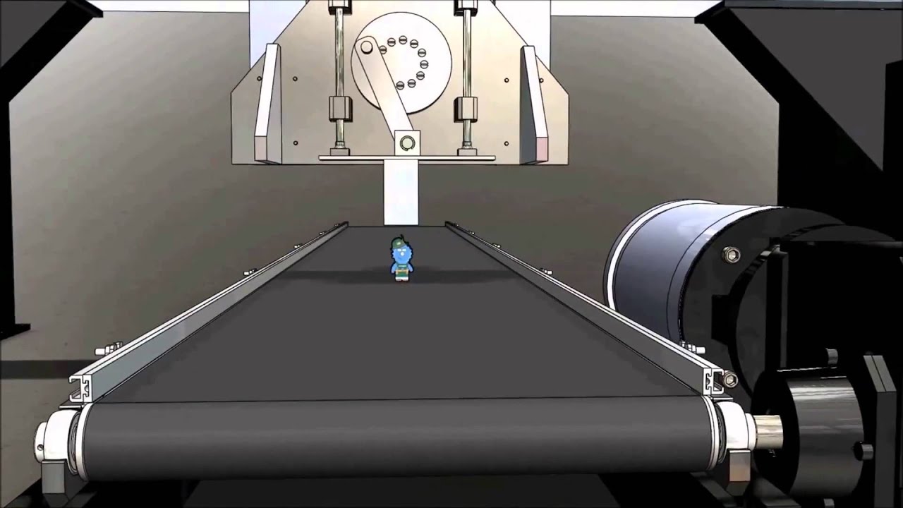 Linear Press with Rotary Servo Motion - Stober - YouTube