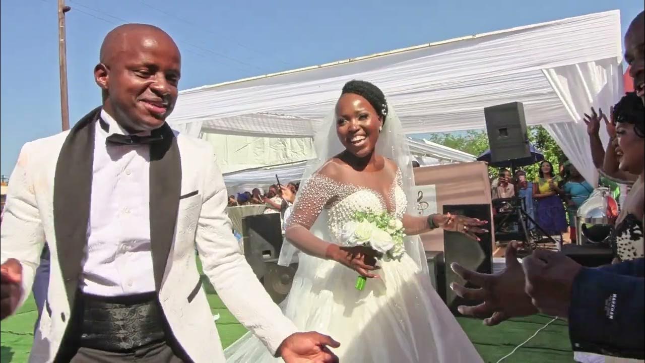 Vusy + Rebotile Wedding Highlights - Groom & Bride Entrance - Phalaborwa(Namakgale). - YouTube