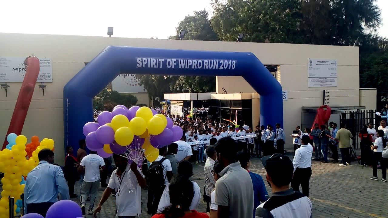 Spirit of wipro run 2018 - YouTube
