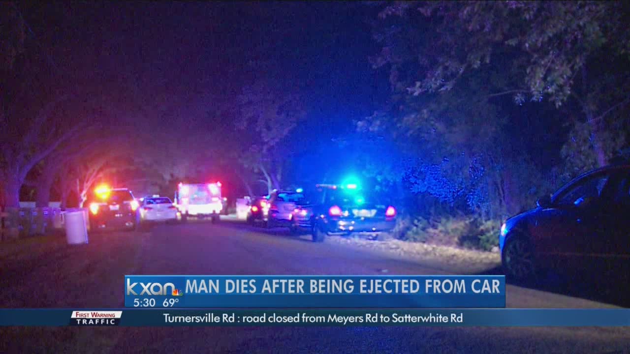Man ejected in car crash - YouTube