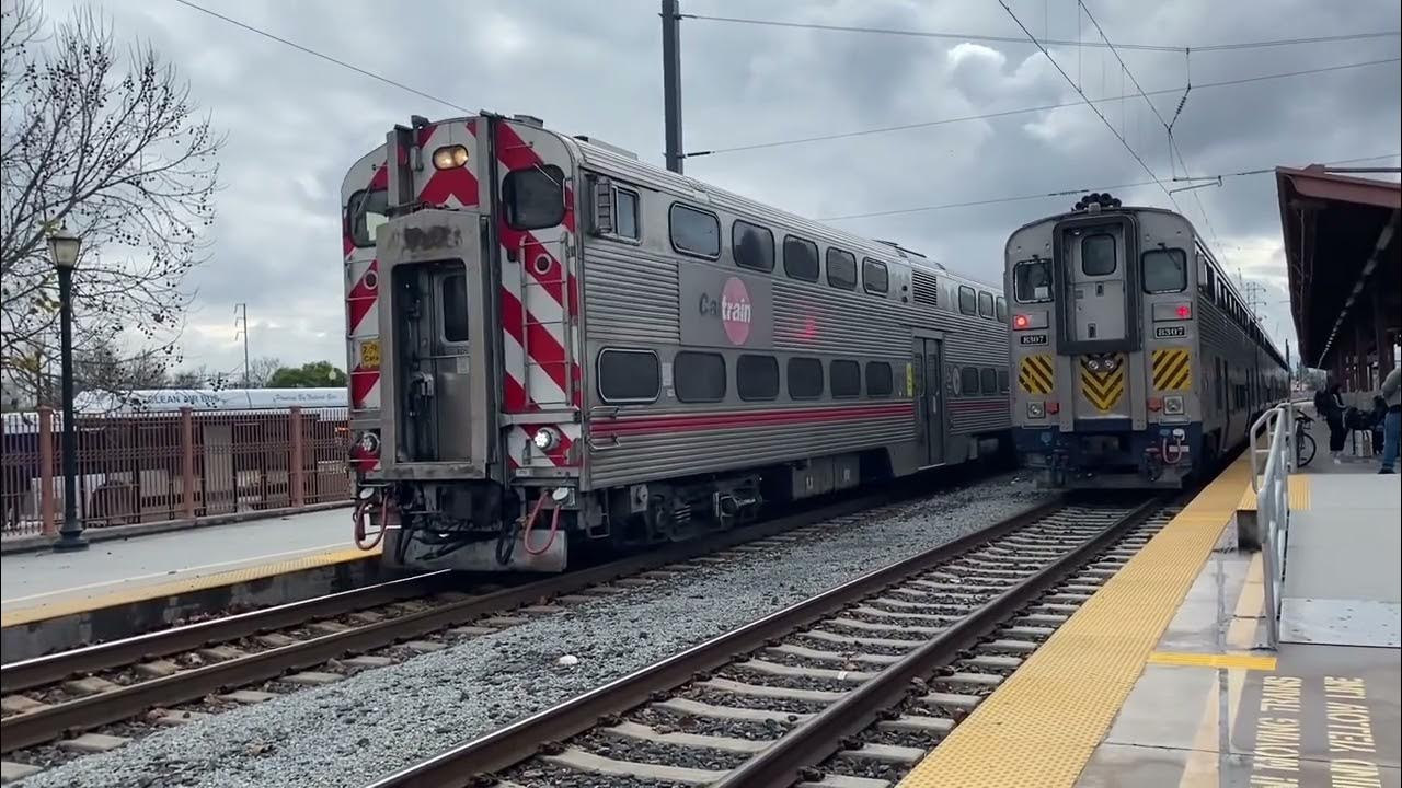 Caltrain 115 at San Jose - YouTube