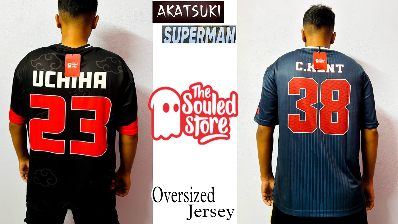 THE SOULED STORE OVERSIZED JERSEY ||Detailed Unboxing|| Akatsuki ...