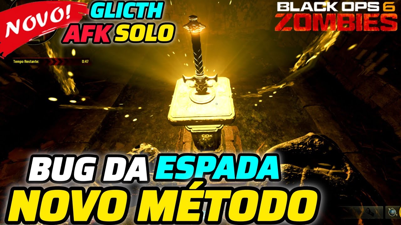 Glitch Zombies BO6 AFK Novo Glitch da Espada novo método #bo6 # ...