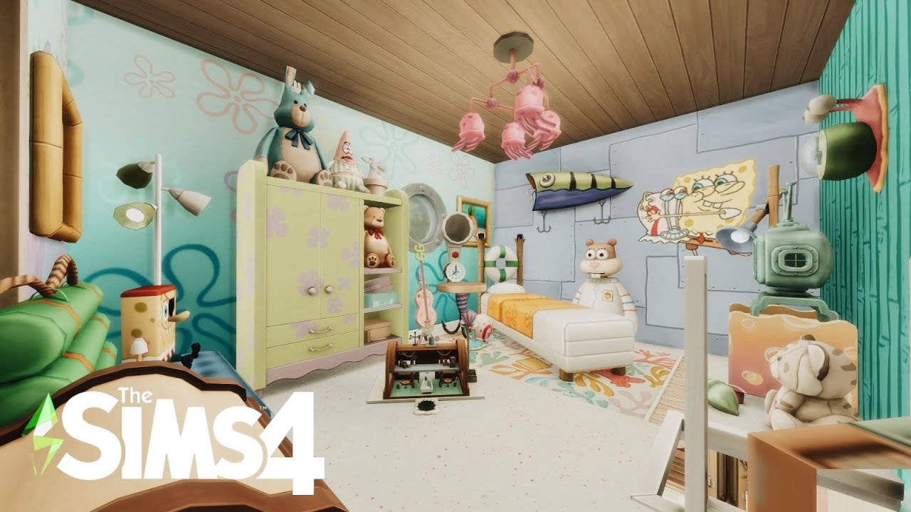 Family Tiny House w/ Spongebob's House Kit & S. Kid's Room Kit | NoCC ...