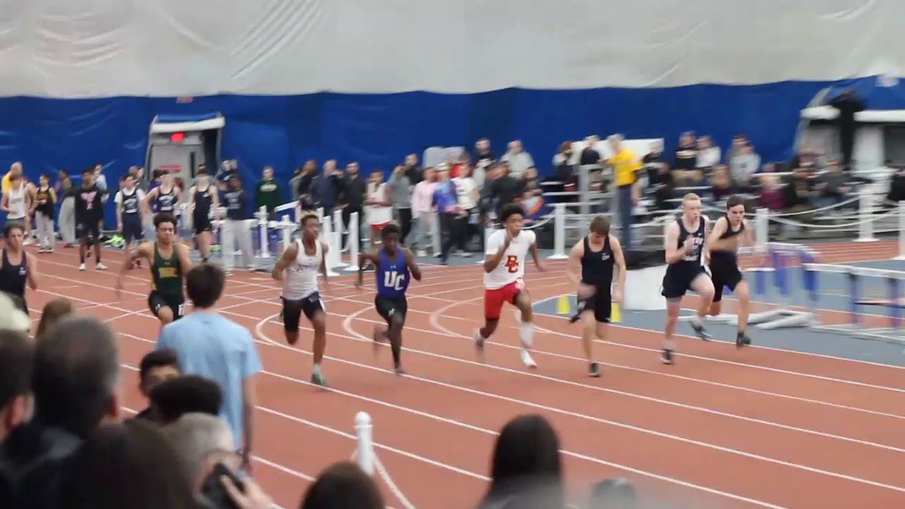 55 meter finals 2/8/20 4th place win - YouTube