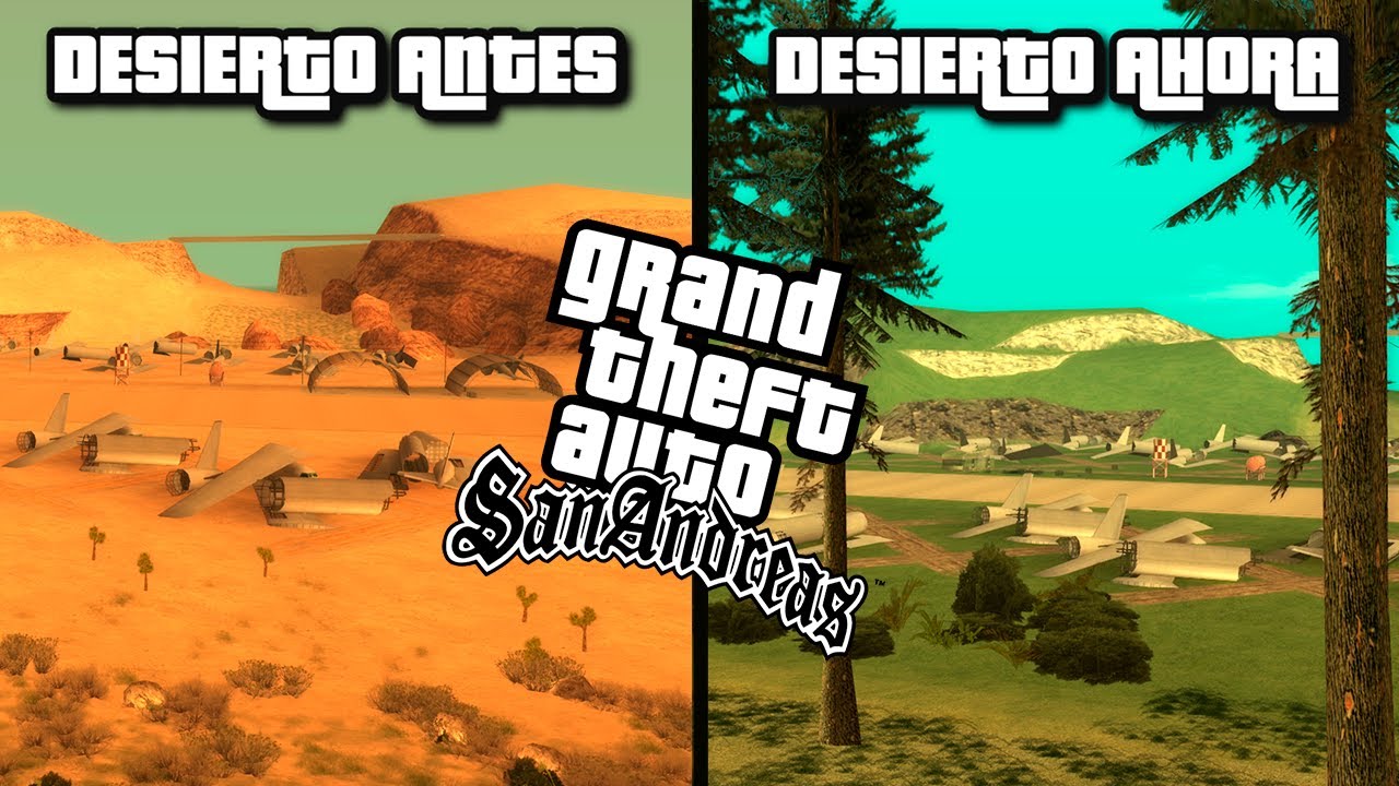 Este Mod CAMBIA Todo el Mapa de GTA San Andreas !! - Mods Review - YouTube