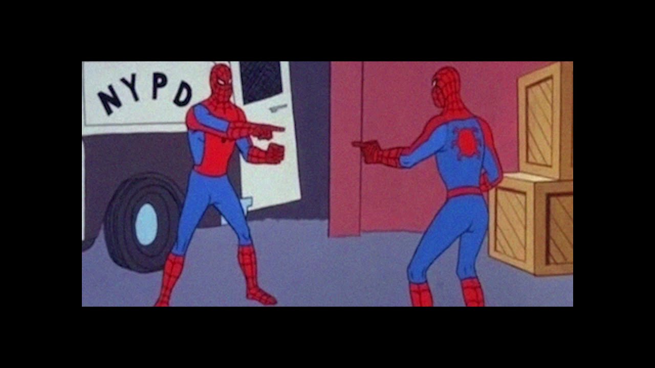 Spiderman Desk Meme Template