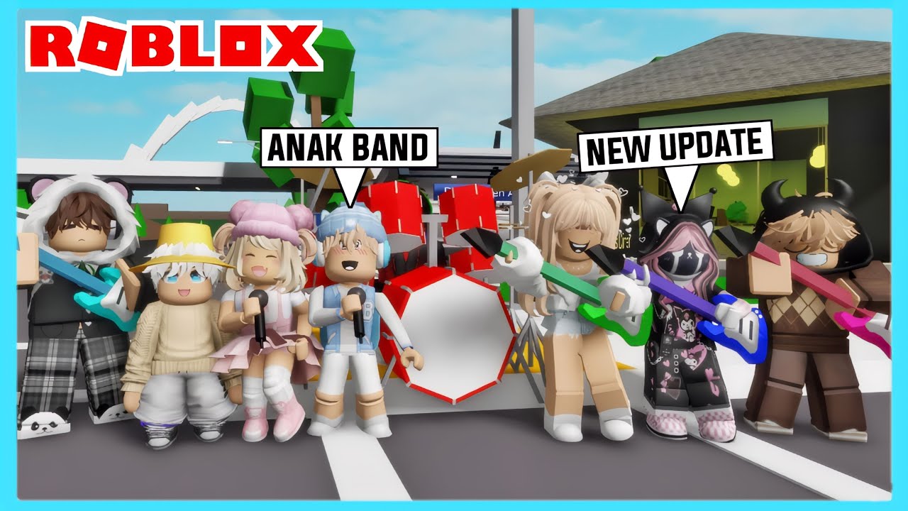 24 Jam Jadi Anak Band Di Roblox Brookhaven Update ft @Shasyaalala - YouTube