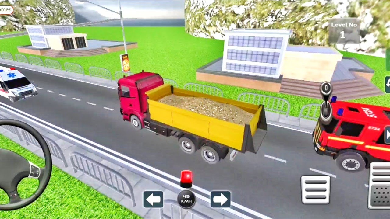Dump Truck Simulator Gameplay - Truck Driving Game - Android Games ...