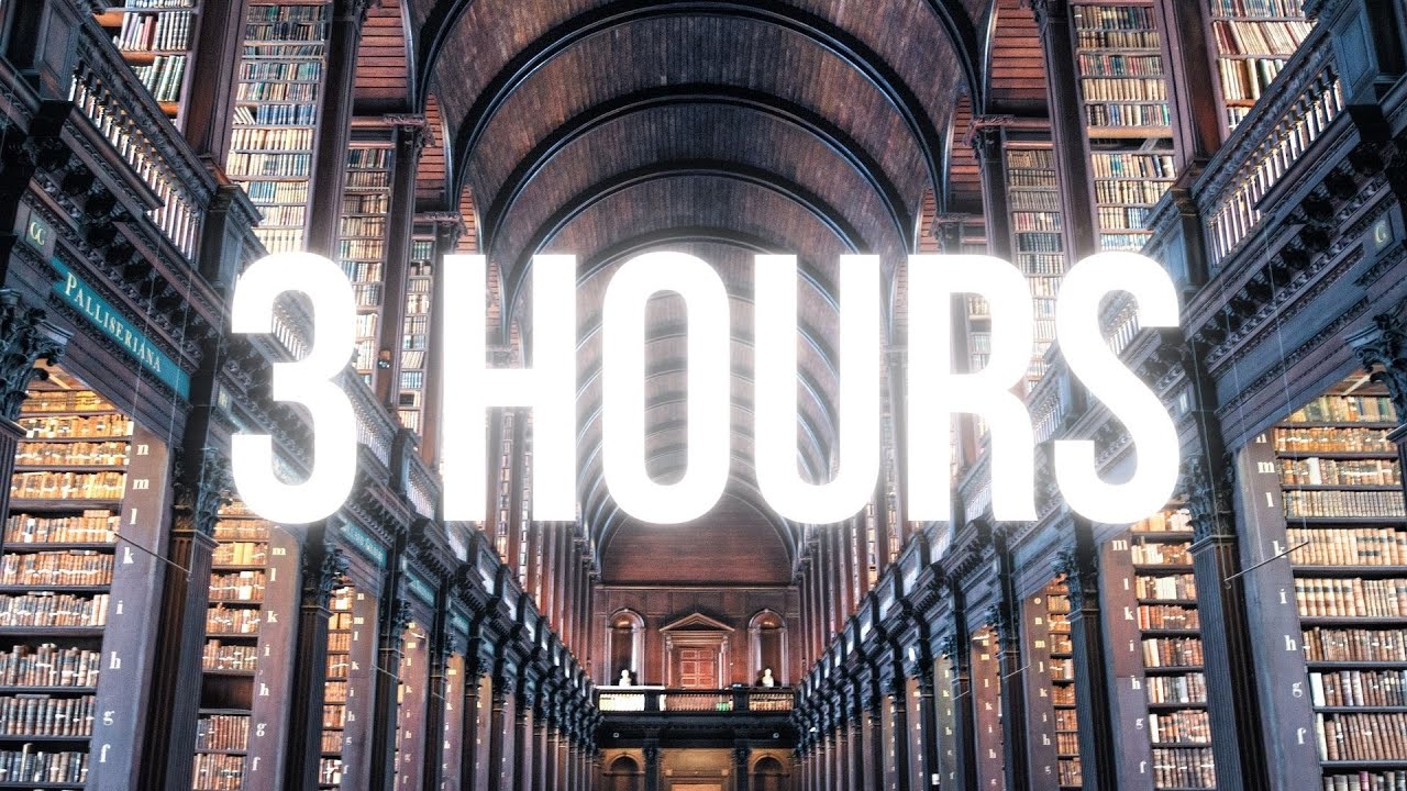 Studying in a London Library | 3 Hours of Concentration & Focus | Study ...