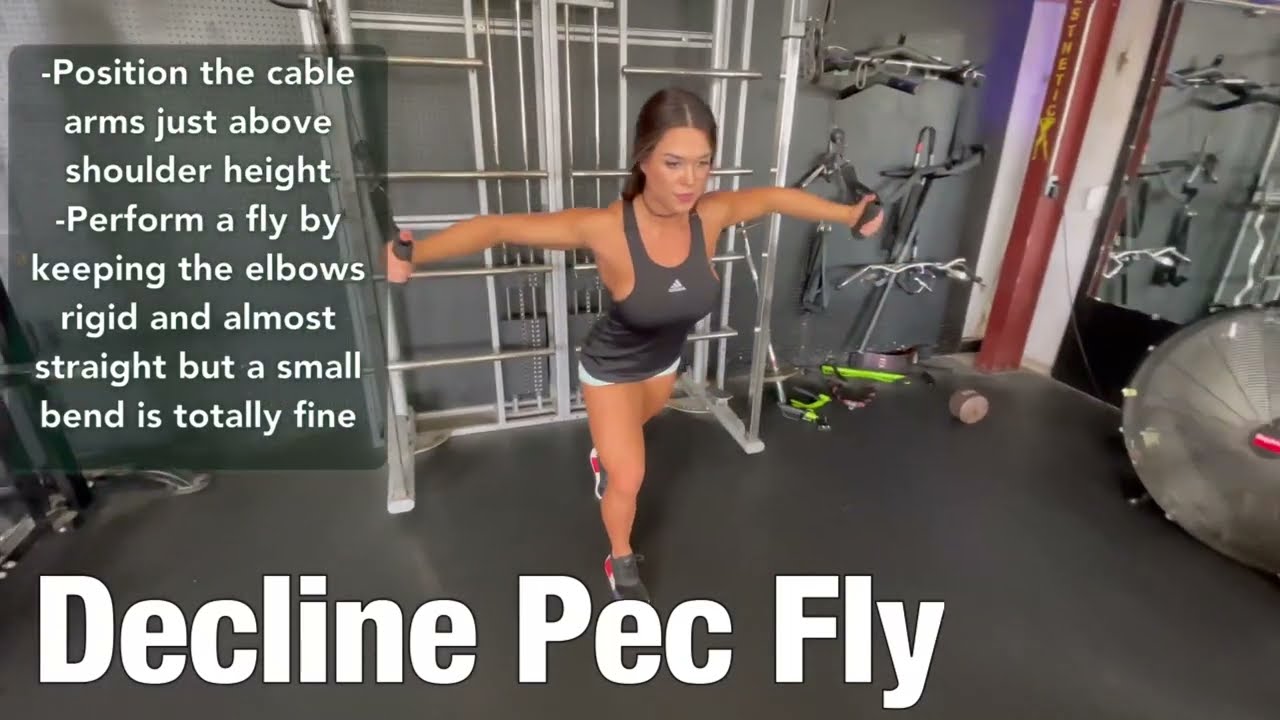 Decline Pec Fly - YouTube