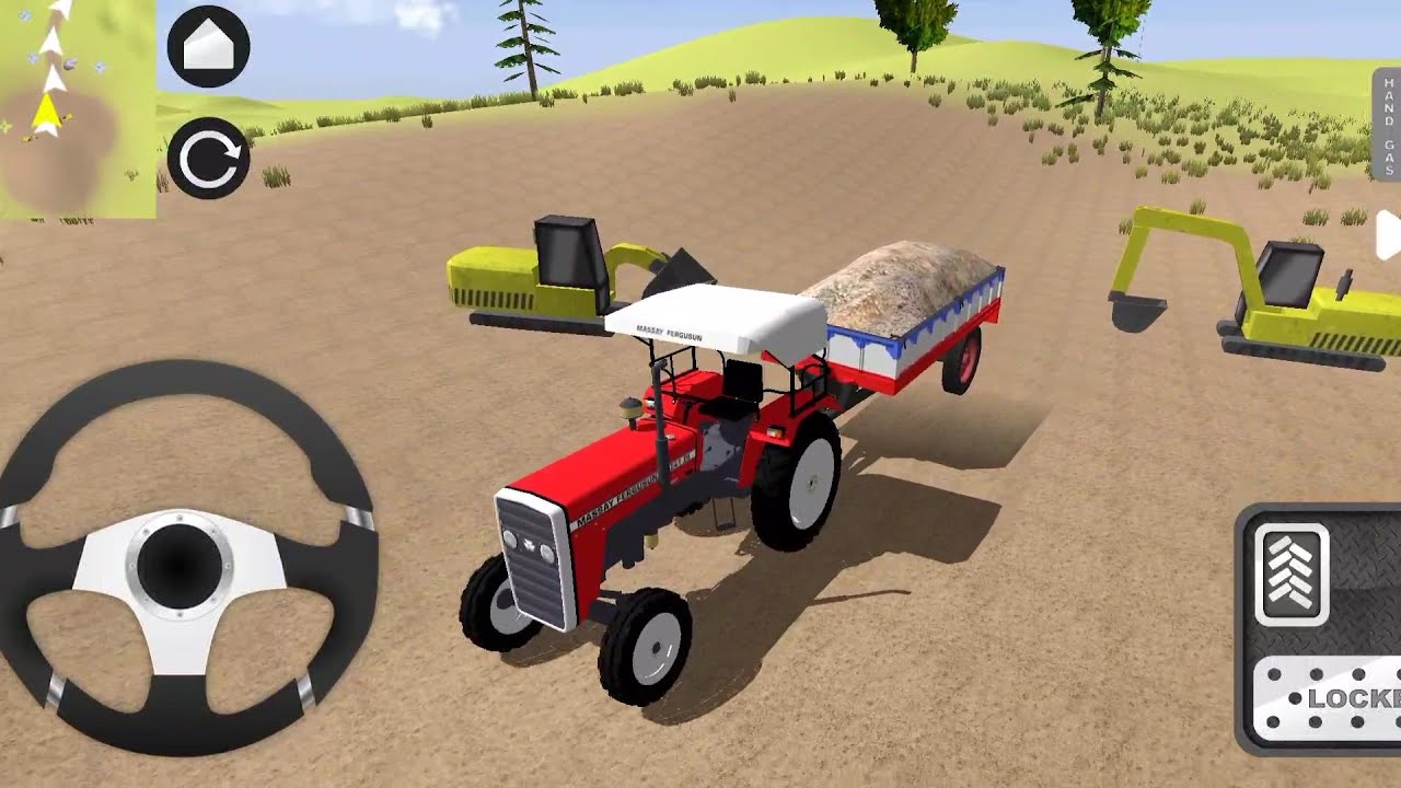 #tractorgames Tractor game india | Power tractor game - YouTube