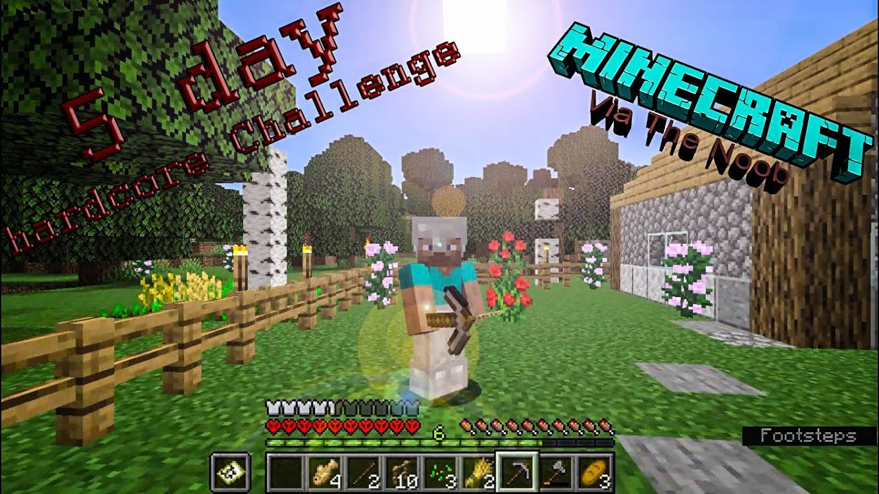 NEW !!(5 Days) Hardcore Minecraft challenge - YouTube
