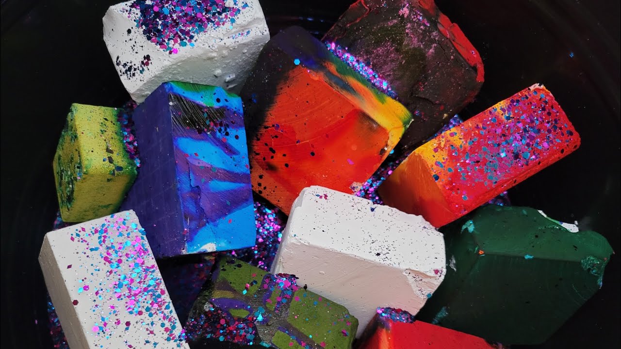 10-Block Dyed & Fresh CG Blocks| Topped with Blurple Glitter from ...