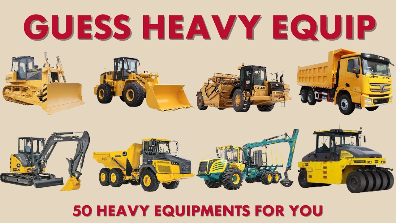 Guess the Heavy Equipment ! 🏗️ | Test Your Construction Knowledge 🛠️🚜 ...