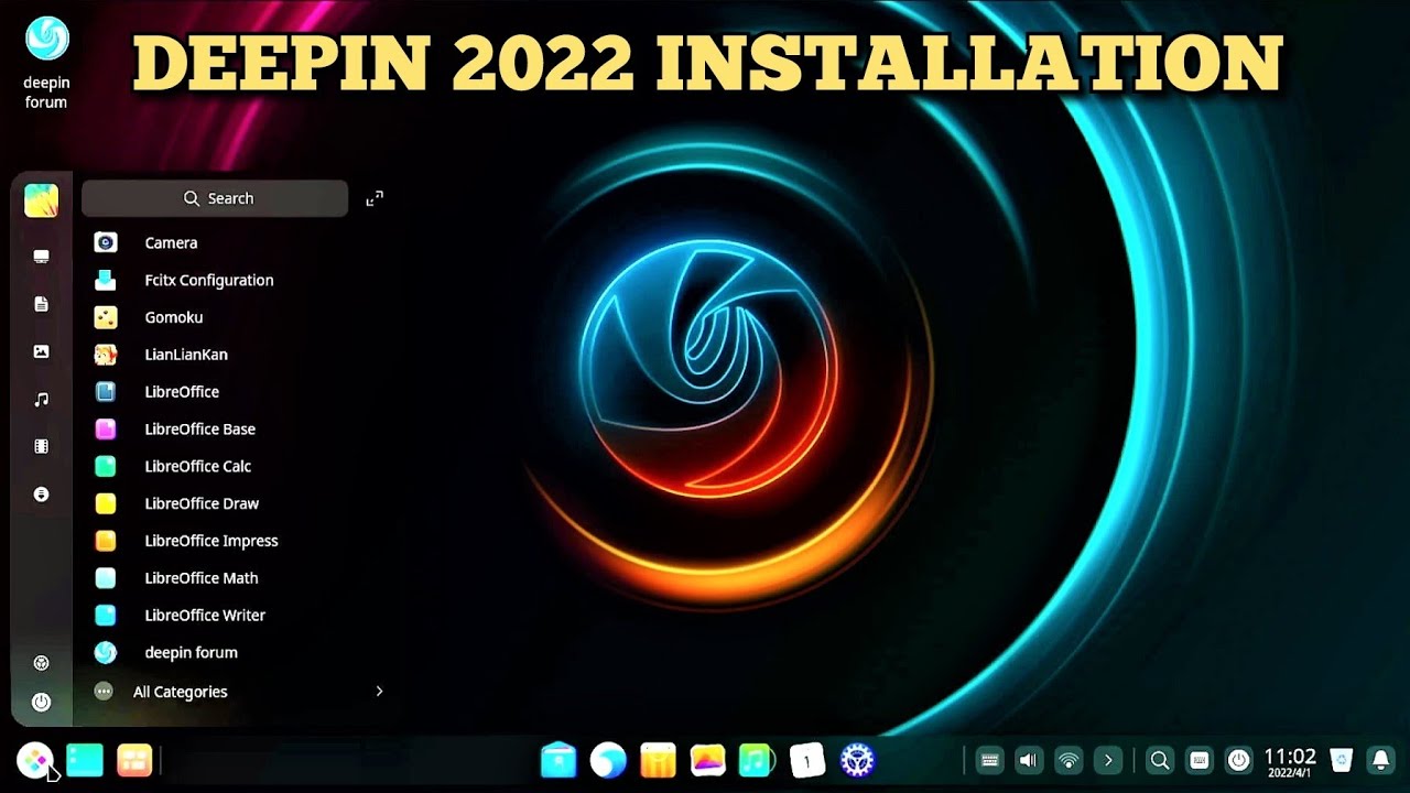 Deepin OS (20.5) 2022 Installation and Preview - YouTube