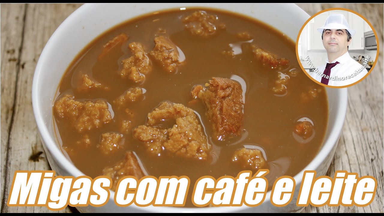 Migas com cafe e leite (my breakfast) - YouTube