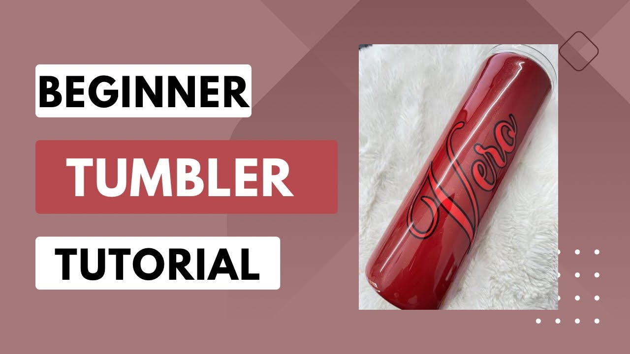 Beginner friendly epoxy tumbler | Epoxy Tumbler | Glitter Tumbler - YouTube