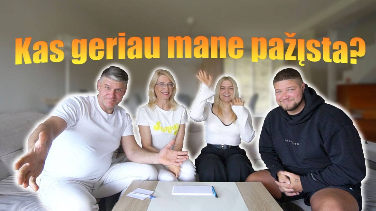 KAS GERIAU MANE PAŽĮSTA? VYRAS AR VAIKAI? - YouTube