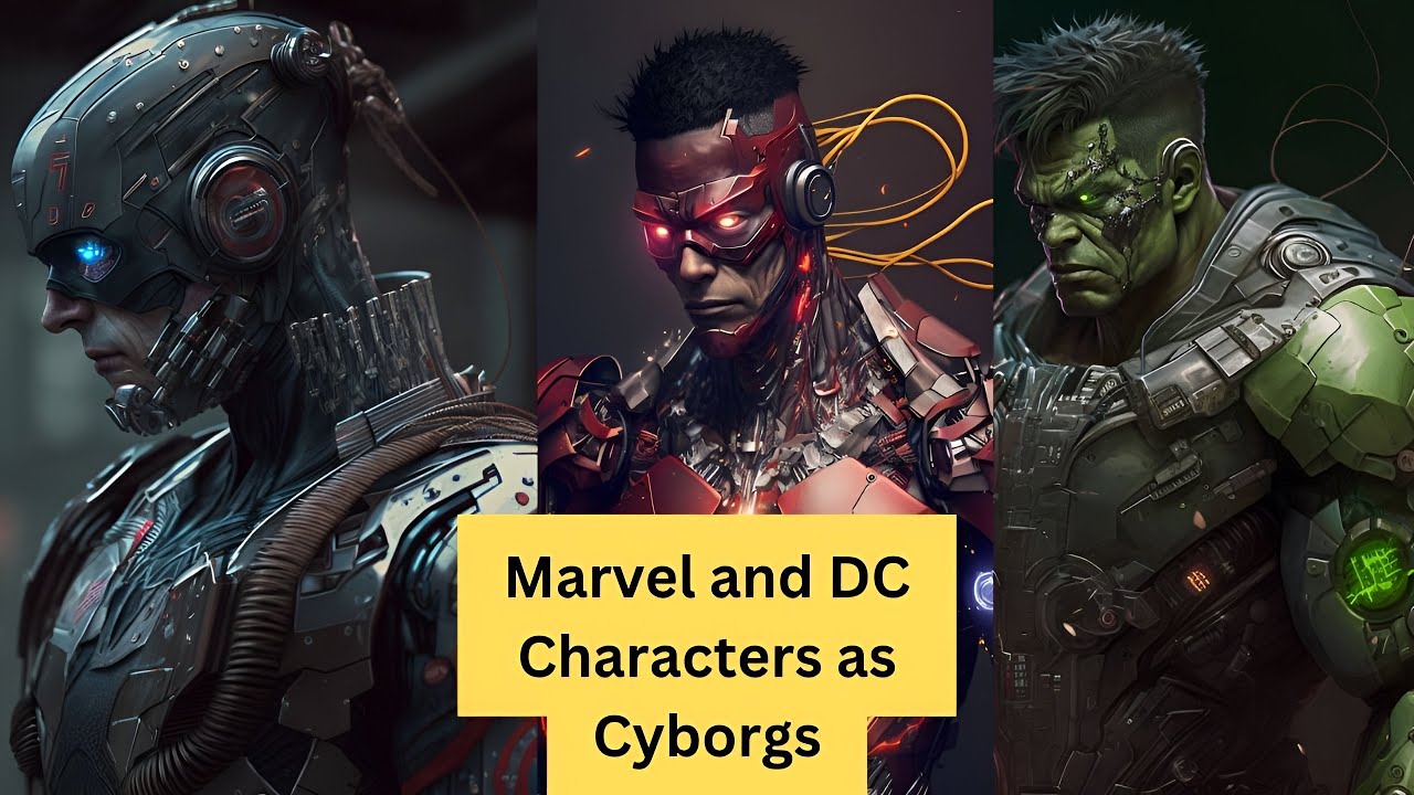 Marvel and DC Characters as Cyborgs - YouTube