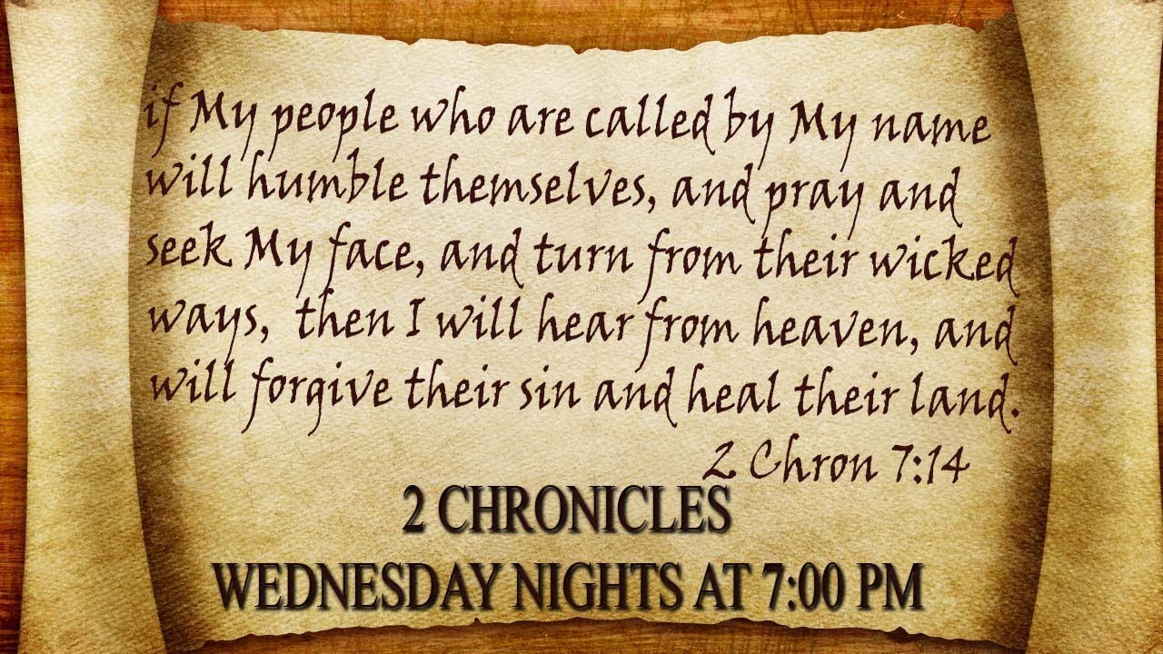 Wednesday Evening - II Chronicles 1-2 [03/06/19] - YouTube