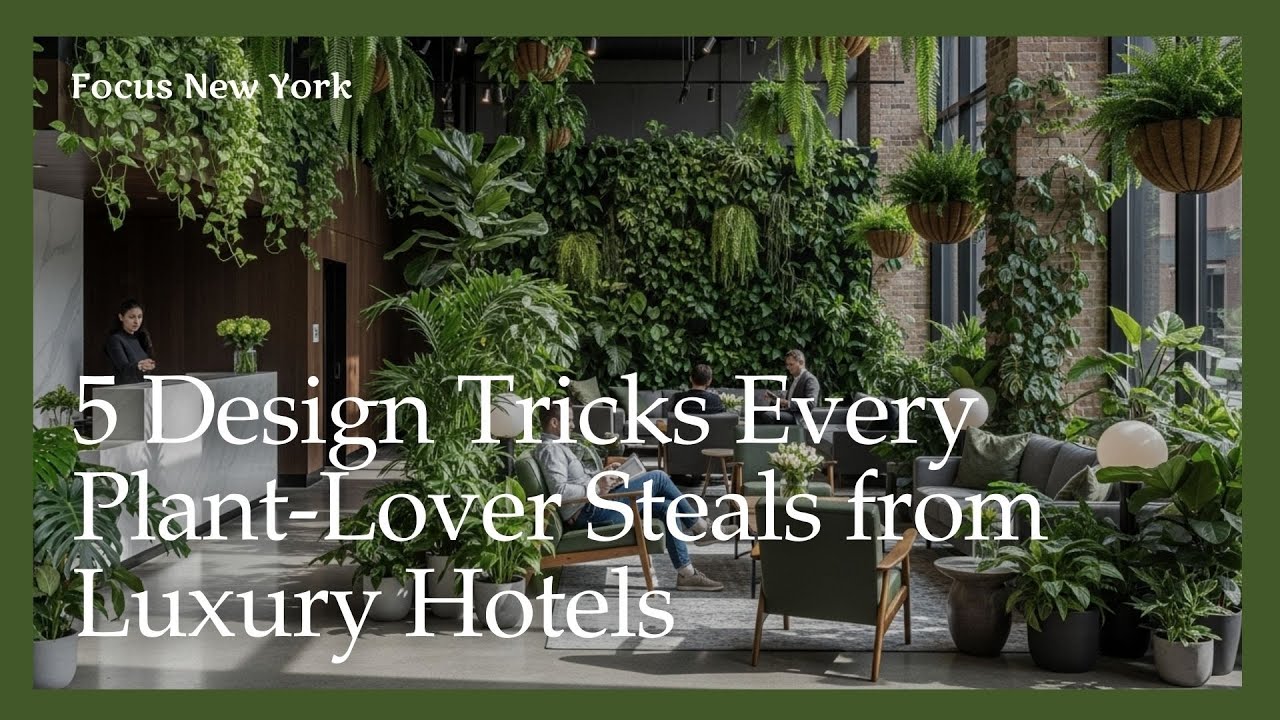 5 Design Tricks Every Plant-Lover Steals from Luxury Hotels | Jungle ...