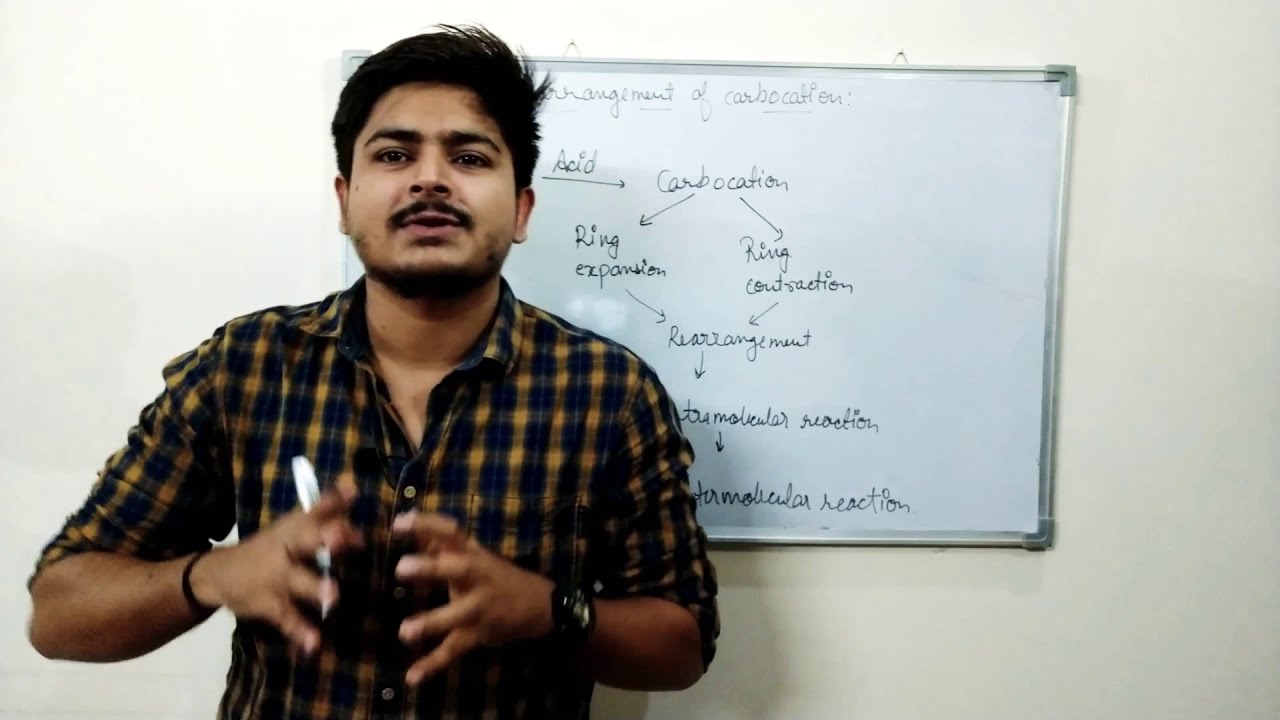 Rearrangement of Carbocation - Ring Expansion - Ring Contraction ...