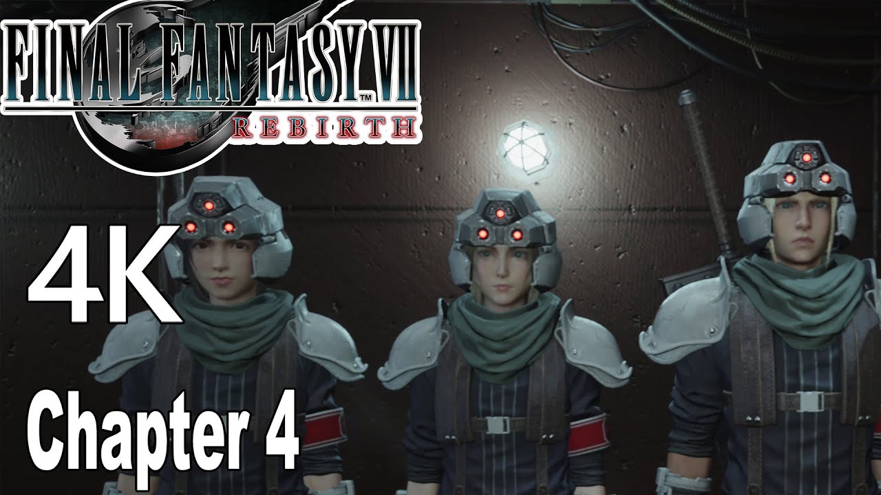 Final Fantasy 7 Rebirth Chapter 4 Gameplay Walkthrough No Commentary 4K ...