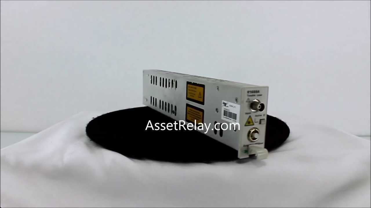 Tunable Laser Source Agilent 81689A - YouTube