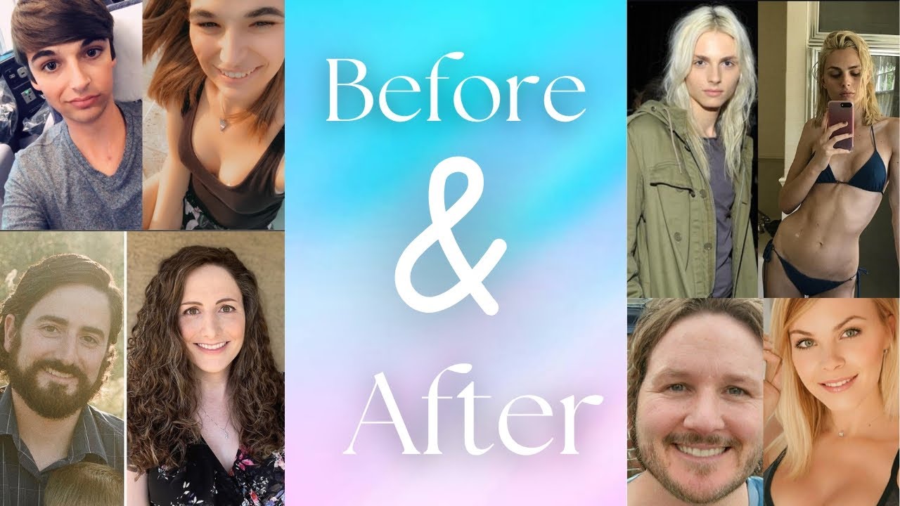 The effect of hormones in transgender people / before and after HRT - YouTube