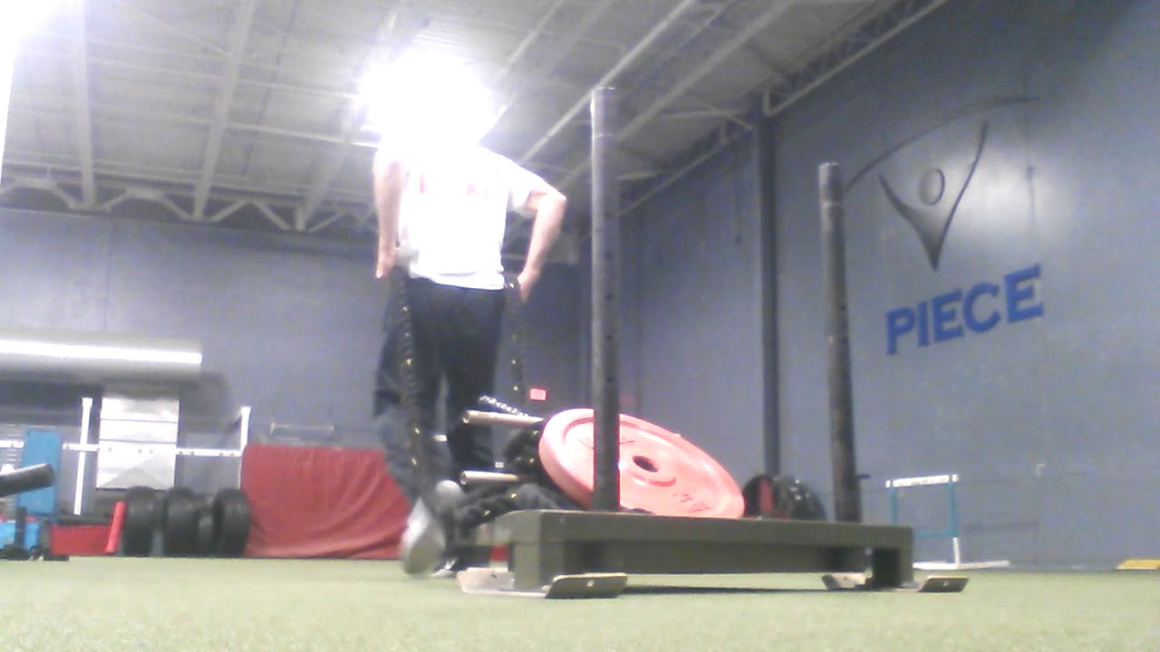 Spiece Fitness Prowler sled pulling in the Sports Performance area ...