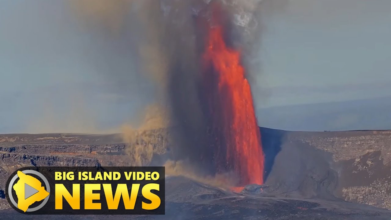 Kīlauea Volcano Eruption Prompts Ashfall Alert (July 9, 2025) - YouTube
