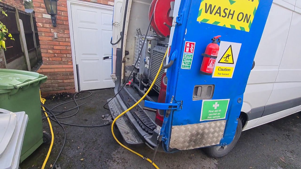 Custom Build Hot Pressure Washer Onboard Van - YouTube