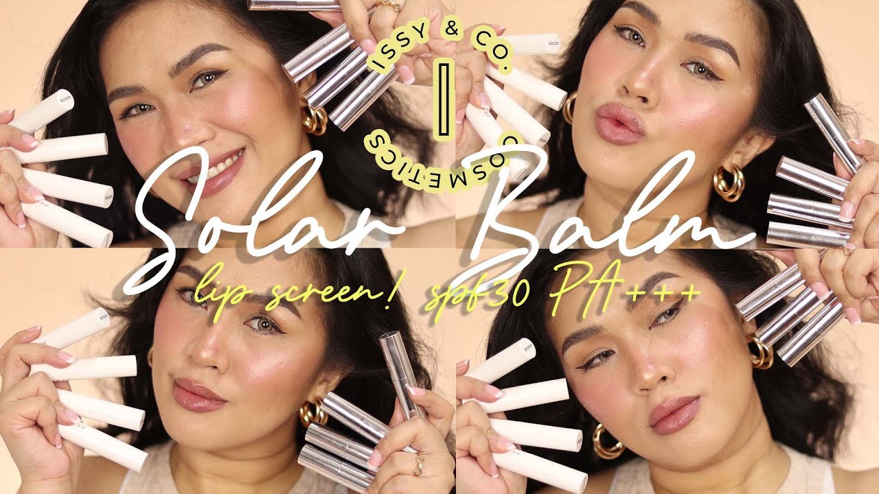 Issy & Co. Solar Balm SPF30 PA+++ nourishing lip sunscreen - YouTube