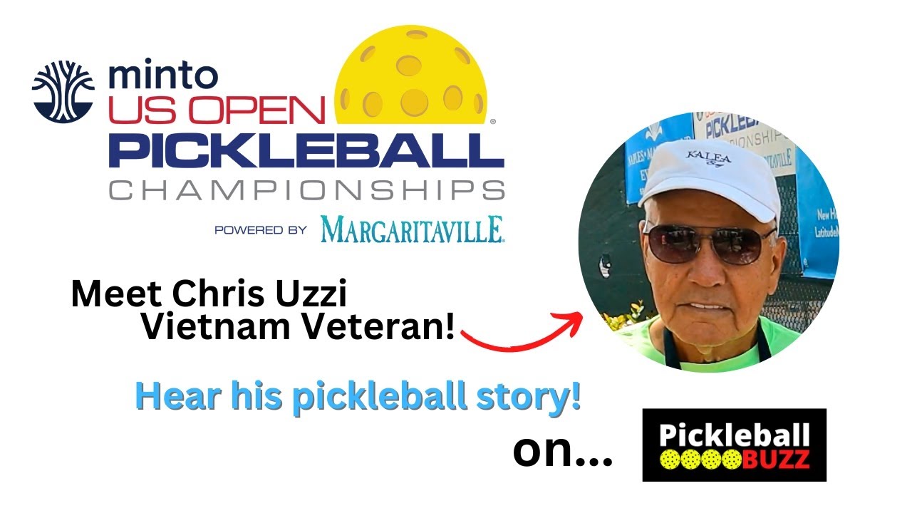 Vietnam Veteran Chris Uzzi Tells His Pickleball Story - YouTube