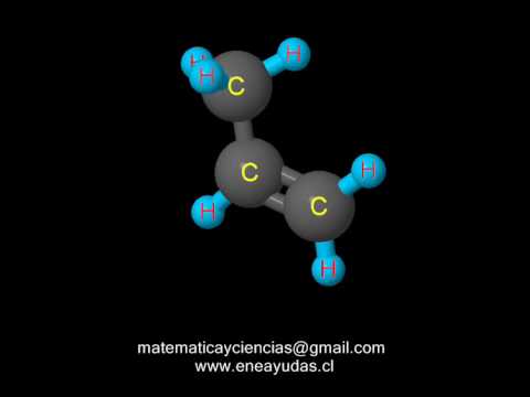 Molécula de propeno - YouTube