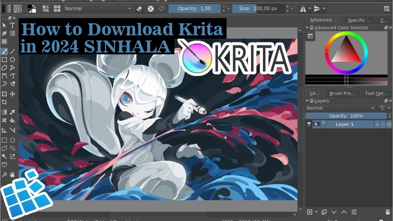 How to Download Krita in 2024 Sinhala - YouTube