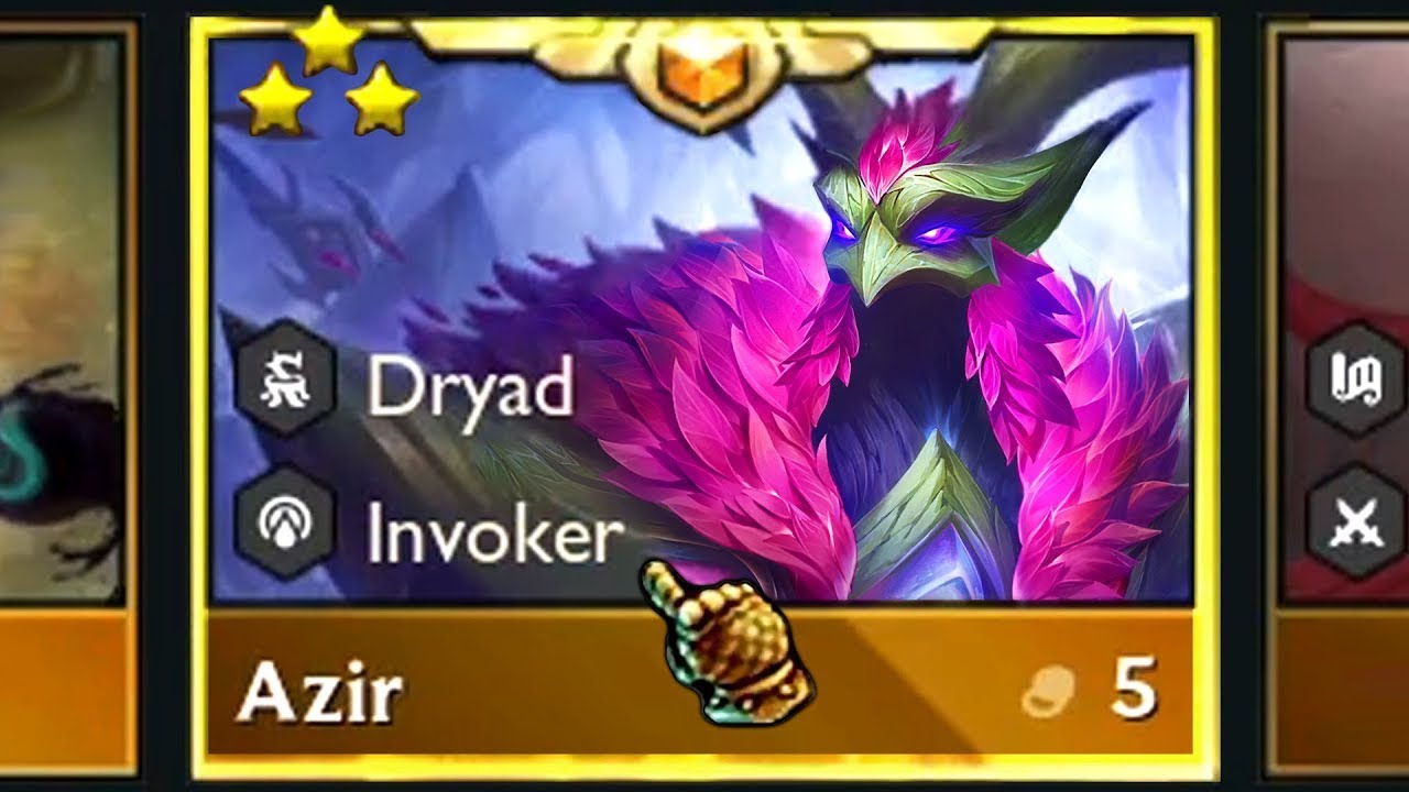 Azir 3 Star - TFT Season 11 - YouTube