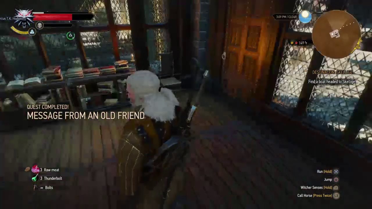 The Witcher 3 : Loading Screen (Hardest difficulty) - YouTube