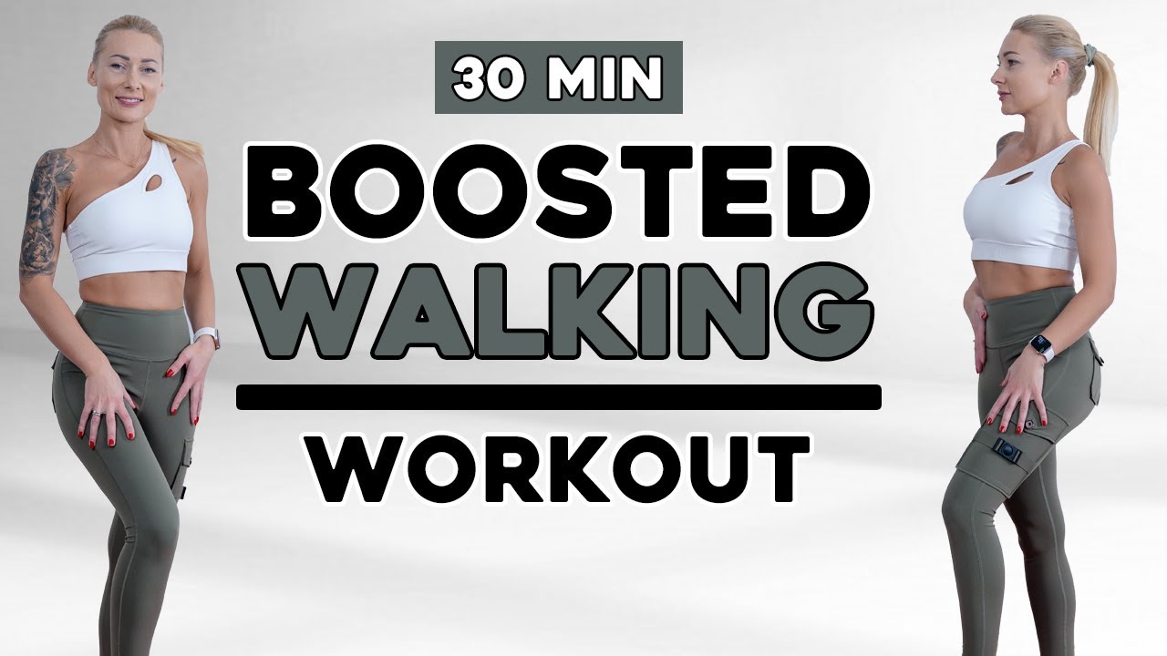 30 MIN BOOSTED WALKING WORKOUT FOR WEIGHT LOSS | No Jumping Fat Burning ...