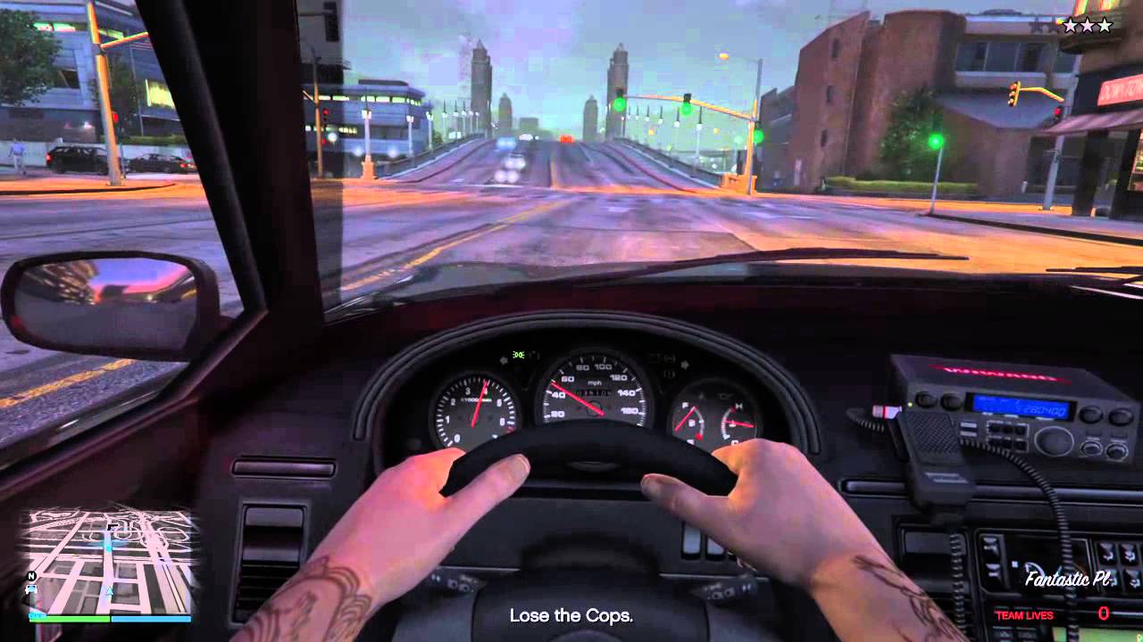 Grand Theft Auto ONLINE (PS4) - FIB Buffalo with NEW SIREN - YouTube