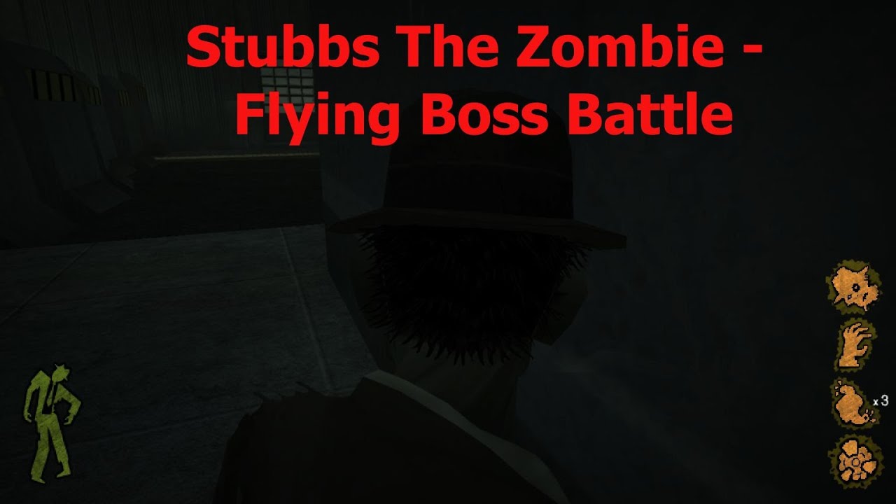 Stubbs The Zombie - Flying Boss Battle - YouTube