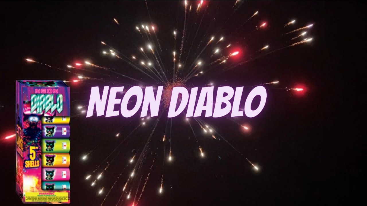 Neon Diablo - Black Cat Fireworks - YouTube