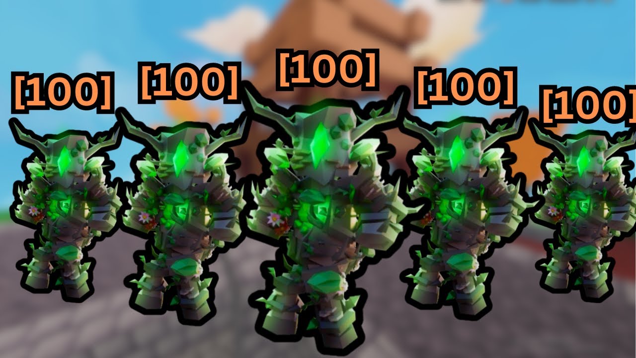 5 LEVEL 100 ELDER TREES in ROBLOX BEDWARS - YouTube