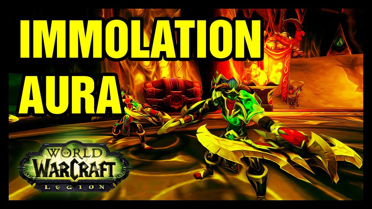 Immolation Aura DH Ability WoW - YouTube