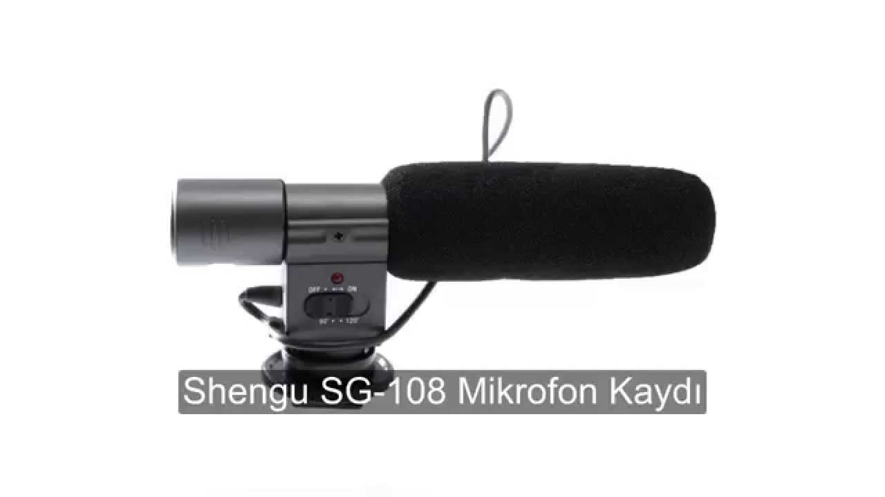 Shengu SG-108 vs Canon EOS M Mikrofon Kaydı - YouTube