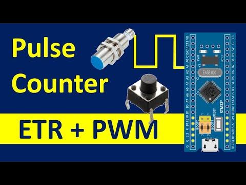 stm32 timer external clock mode2 + PWM mode2 | counting push button presses - YouTube