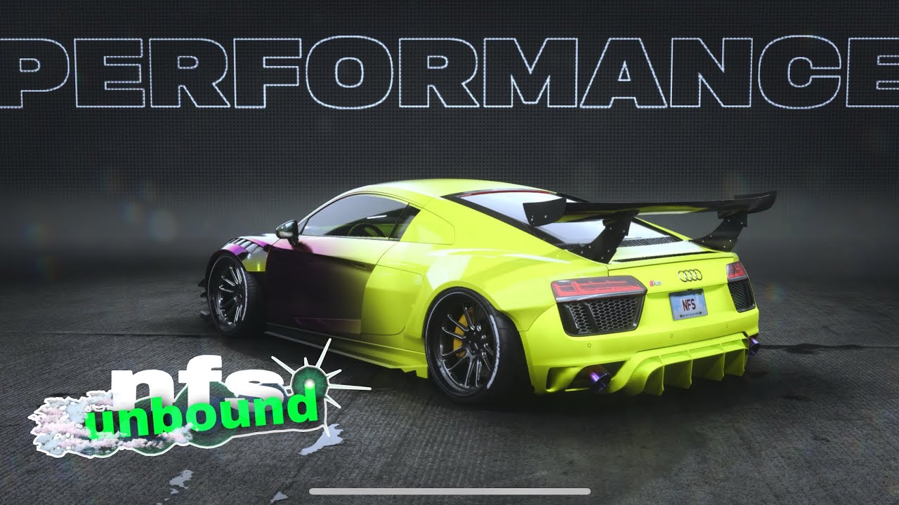 Audi R8 Full Grip Build With 1,000HP In NFS Unbound On My PS5 PRO 4K ...