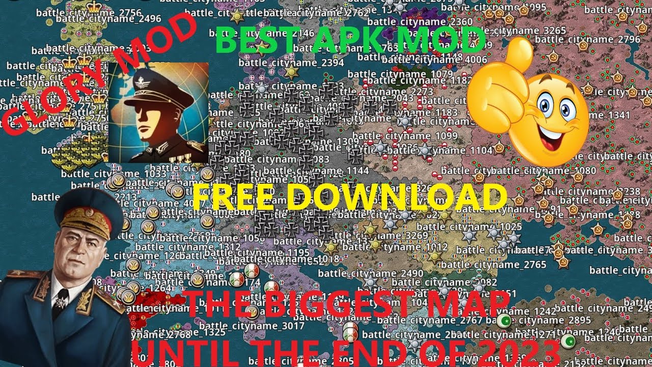 World Conqueror 4 Glory Mod - The Biggest Maps - @@ Whoever created it ...